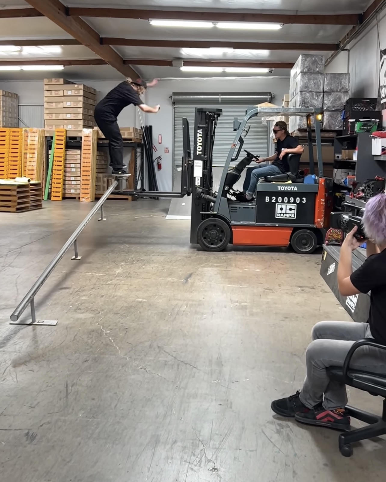 Forklift Safety with Dern Brothers @ OC Ramps HQ