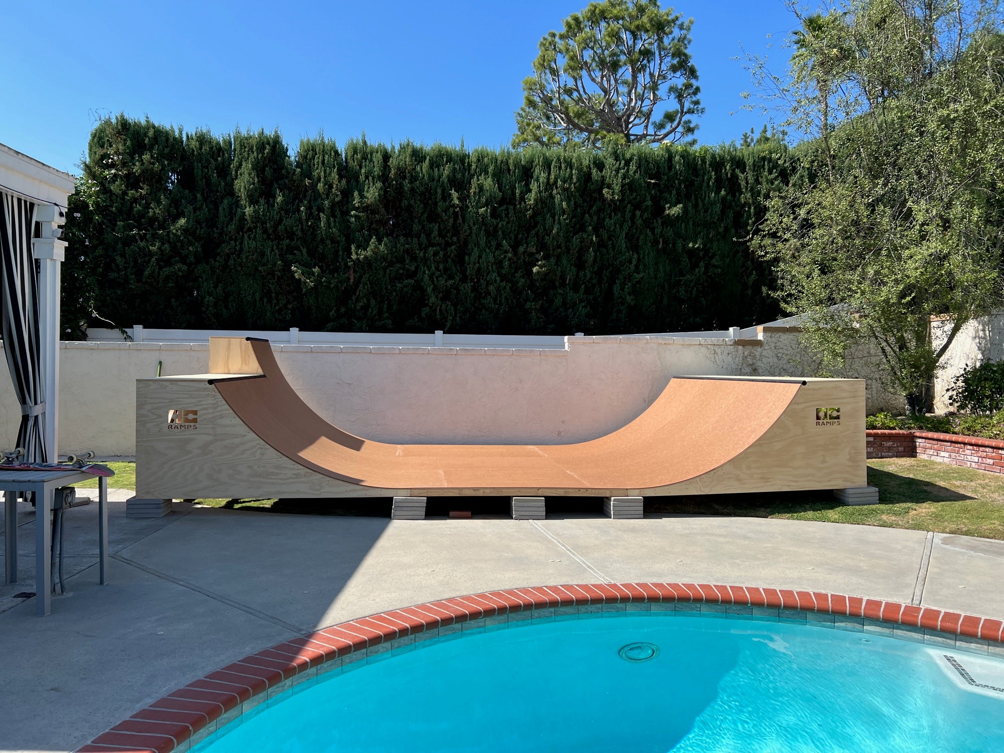 11 year old boys Halfpipe Dream comes true by OC Ramps Team