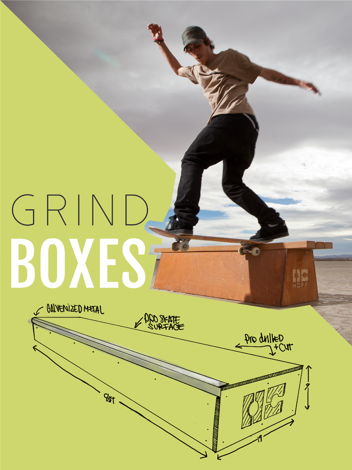Pre-Assembled Grind Boxes | OC Ramps