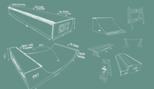 Half Pipes (Halfpipe) Ramp Kits for Sale | OC Ramps